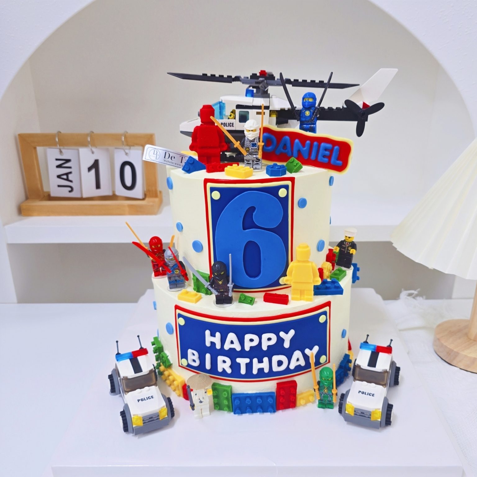 Lego Police - De Taste - customize Cakes Singapore