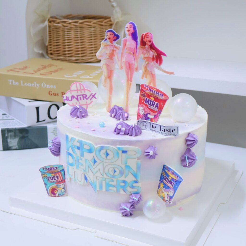 K-pop Demon Hunters - De Taste - customize Cakes Singapore